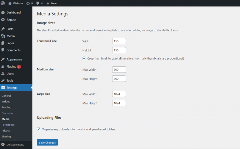 Everything You Need To Know About WordPress Media Settings – Simply Web Stuff