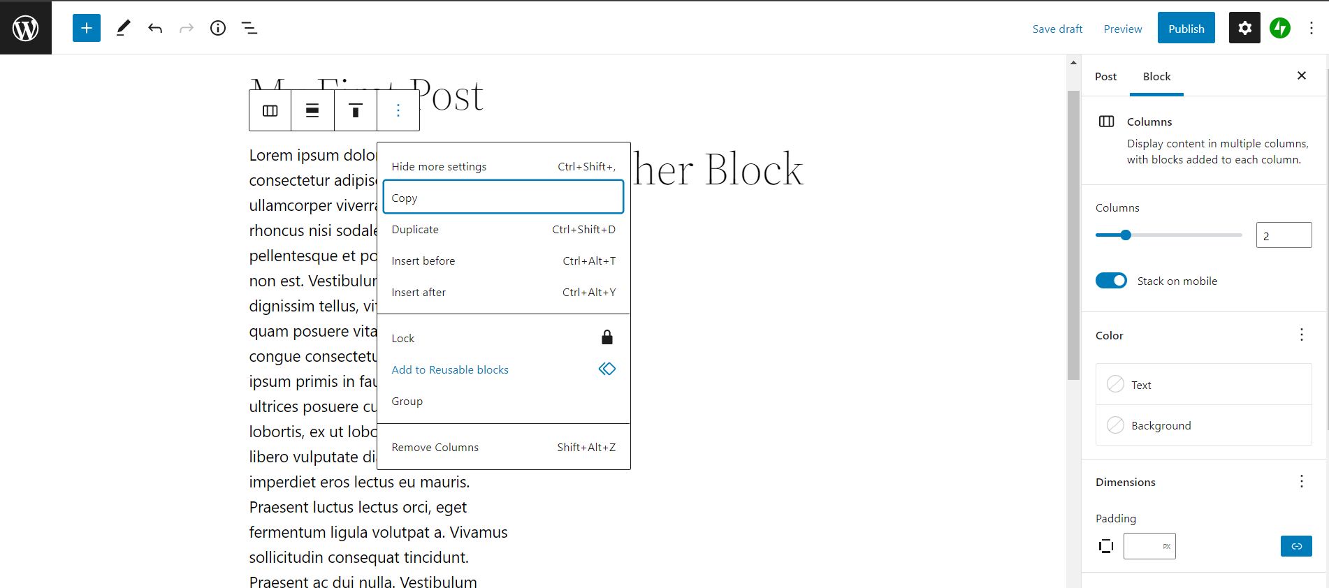How To Add Post In Gutenberg Editor In WordPress – Simply Web Stuff