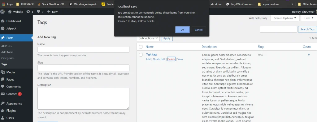 How To Add, Edit And Delete Tags In WordPress