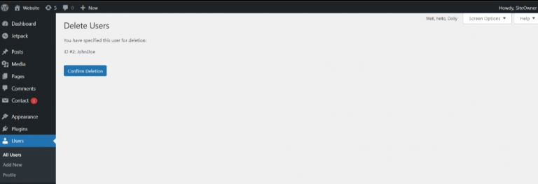 How To Add, Edit Or Delete Users In WordPress