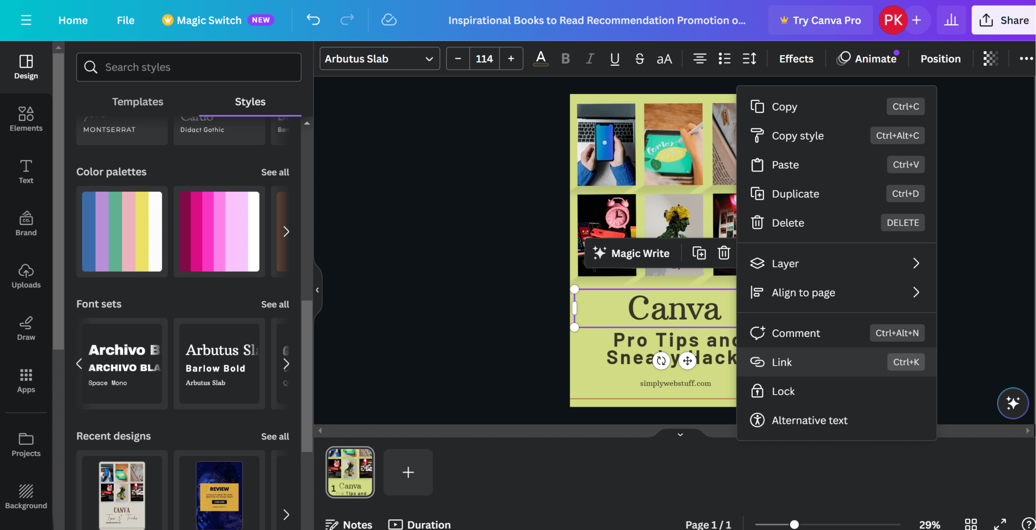 Canva Tips And Tricks: 11 Hidden Canva Features – Simply Web Stuff